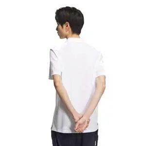 Adidas Pique Solid Polo Shirt Asia Sizing - White