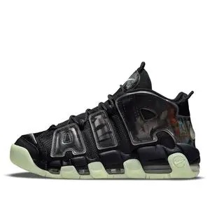Nike More Uptempo 'utagawa Kuniyoshi' Sneakers - Black/green
