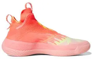 Adidas N3xt L3v3l Futurenatural "signal Pink" Basketball Sneakers - Orangered/yellow