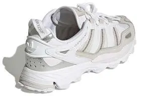 Adidas Hyperturf Silver Metallic Sneakers - White