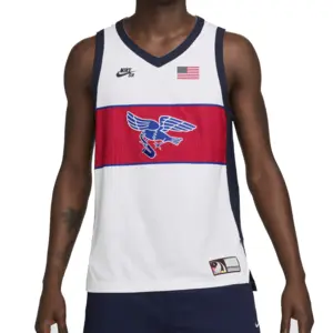 Nike Dri-fit Adv Sleeveless Jersey 'team Usa - White/red/navy