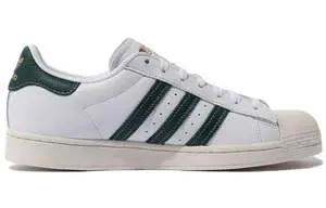 Adidas Superstar Low Top Sneakers - White/green