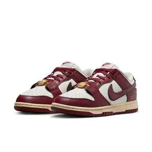 Nike Dunk Low Se "just Do It" Sail Team Red Sneakers