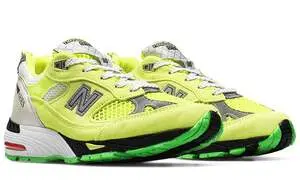 NEW BALANCE Aries X 991 Made In England - Yellow/gray/green