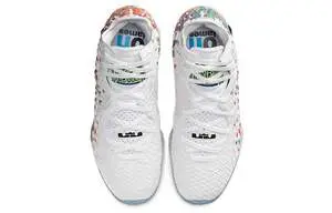 Nike Lebron 17 'air Command Force' Basketball Sneakers - White
