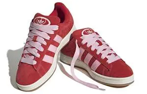 Adidas Campus 00s Lace-up Sneakers - Red/pink/white