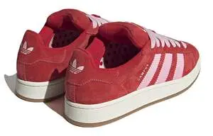 Adidas Campus 00s Lace-up Sneakers - Red/pink/white