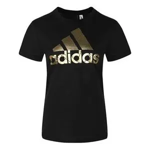Adidas Alphabet Logo Short Sleeve T-shirt - Black