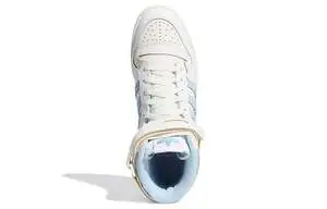 Adidas Forum 84 High High Top Sneakers - Creamwhite/white/blue