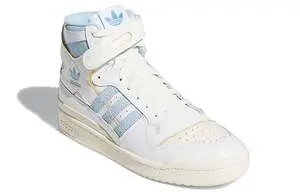 Adidas Forum 84 High High Top Sneakers - Creamwhite/white/blue