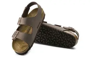 BIRKENSTOCK Milano Birko-flor Sandals - Brown