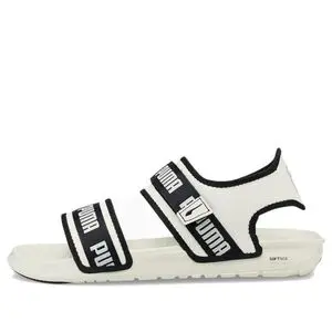 PUMA Softride Slide 'wordmark - White/black