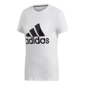 Adidas Logo Graphic Short Sleeve T-shirt - White