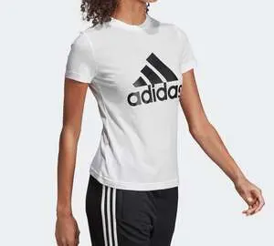 Adidas Logo Graphic Short Sleeve T-shirt - White
