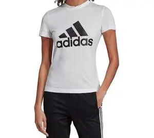 Adidas Logo Graphic Short Sleeve T-shirt - White