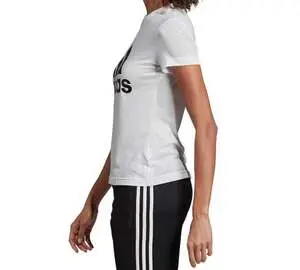Adidas Logo Graphic Short Sleeve T-shirt - White