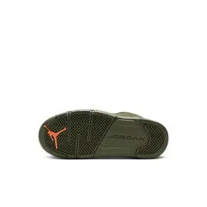 JORDAN 5 Retro High Top Sneakers - Army Olive/solar Orange