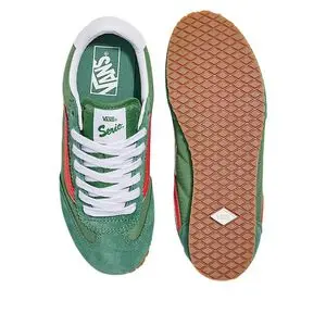 VANS Super Low Pro Sneakers - Green/red
