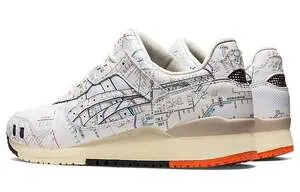 Asics X Atmos Gel-lyte 3 Og 'tokyo Subway' Sneakers - White/blue