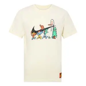 Nike Dri-fit Basketball T-shirt 'beige - Beige/multi-color