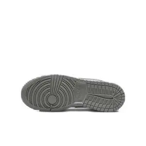 JORDAN 1 Low 'true Blue Cement' Sneakers - White/gray/blue