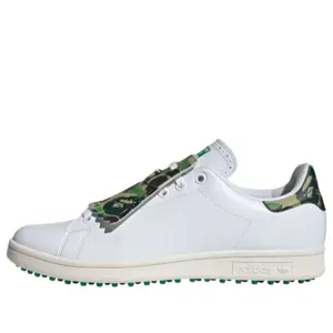 Adidas X A Bathing Ape Stan Smith Golf Sneakers - Cloud White/cloud White-green