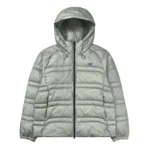 NEW BALANCE Superlight Hooded Goose Down Jacket - Light Gray