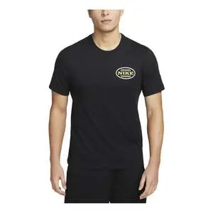 Nike Dri-fit Body Shop T-shirt 'black - Black/multi-color