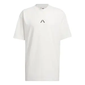 Adidas Basketball Ae Foundation T-shirt Asia Sizing 'white - Cloud White