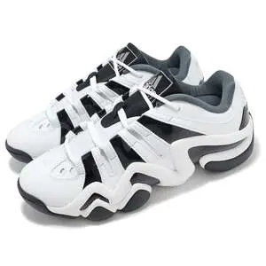 Adidas Crazy Low "footwear White Core Black - Footwear White/core Black/collegiate Purple