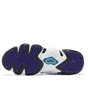 Adidas Crazy Low "footwear White Core Black - Footwear White/core Black/collegiate Purple