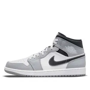 JORDAN Air Jordan 1 Mid Sneakers Light Smoke Grey/white/anthracite