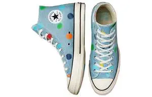 CONVERSE Chuck Taylor All Star 1970s X Golf Wang Polka Dot High Top Sneakers - Blue