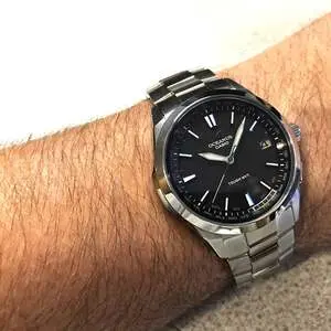 Casio Oceanus Stainless Steel Link Watch