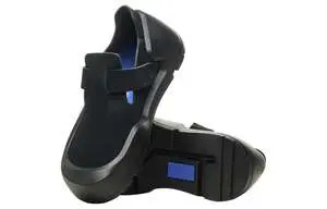 BIRKENSTOCK Reykjavik Nubuk Leather Mary Jane Style Shoes - Black
