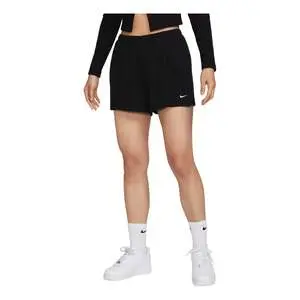 Nike Chill Terry Mid-rise 4 French Terry Shorts - Black