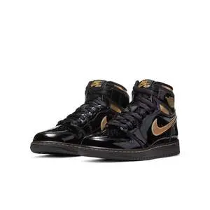 JORDAN 1 Retro High Og "black Metallic Gold - Black/metallic Gold