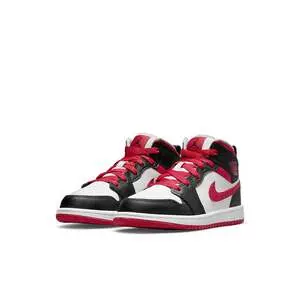 JORDAN 1 Mid Se - White/black/red