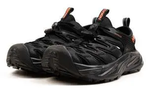 Hoka One One Hopara Sandals - Black/fusion Coral