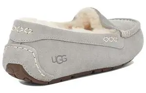UGG Ansley Suede Moccasin Slippers - Grey