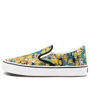 VANS Vans The Simpsons X ComfyCush Slip-On 'Springfield' Sneakers Yellow/white