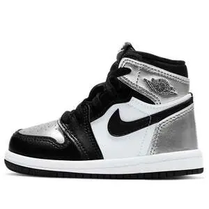 JORDAN Air 1 Retro High Og "silver Toe - Black/silver