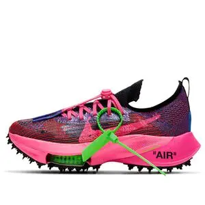 Nike X Off-white Air Zoom Tempo Next% "pink Glow - Racer Blue/black/pink Glow