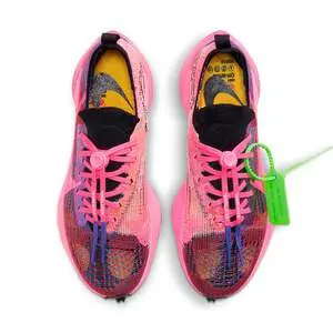 Nike X Off-white Air Zoom Tempo Next% "pink Glow - Racer Blue/black/pink Glow