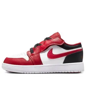 JORDAN 1 Low "reverse Black Toe" Sneakers - White/red