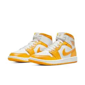 JORDAN Air 1 Mid "university Gold - Yellow/white
