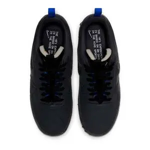 Nike Force 1 Low Experimental "black" Sneakers - Black/anthracite/chile Red