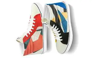 VANS Moma X Liubov Popova Sk8-hi High Top Sneakers - Creamyellow/black/pink
