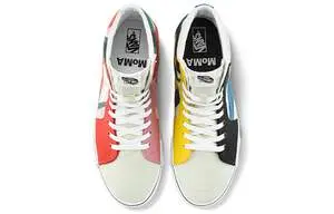 VANS Moma X Liubov Popova Sk8-hi High Top Sneakers - Creamyellow/black/pink