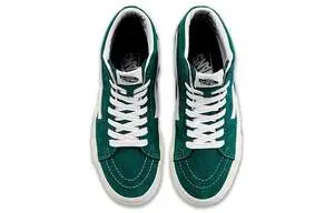 VANS Sk8-hi High Top Lace-up Sneakers - Green